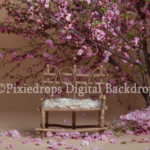 Spring Newborn Backdrop, Newborn Digital Backdrop, Spring Prop, Spring ...