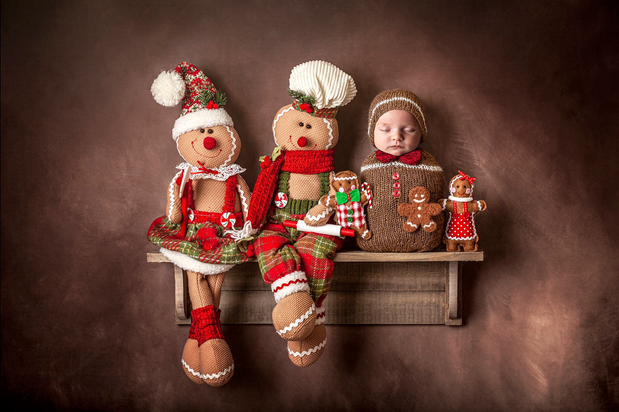 Gingerbread Newborn Prop,gingerbread Newborn Digital Prop ...