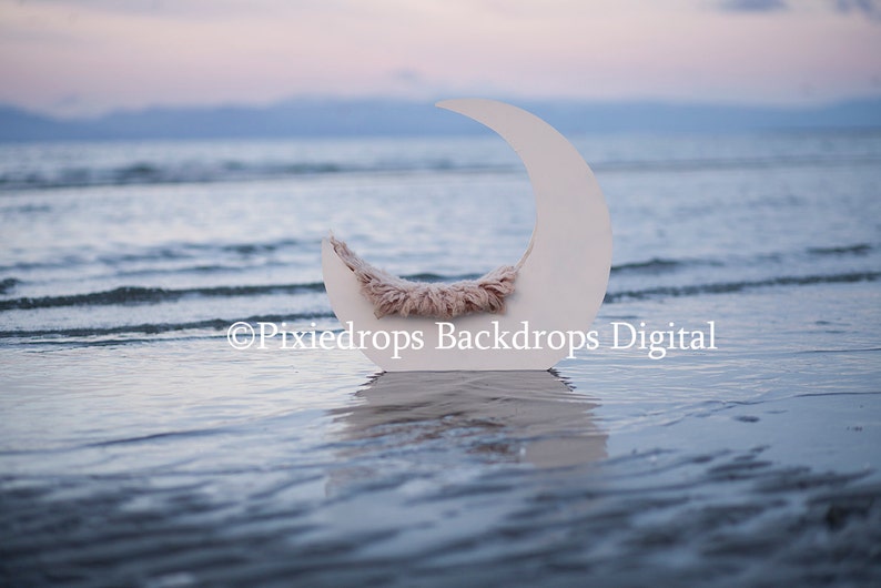 Digital Backdrops/Props Newborn Moon Prop Newborn | Etsy
