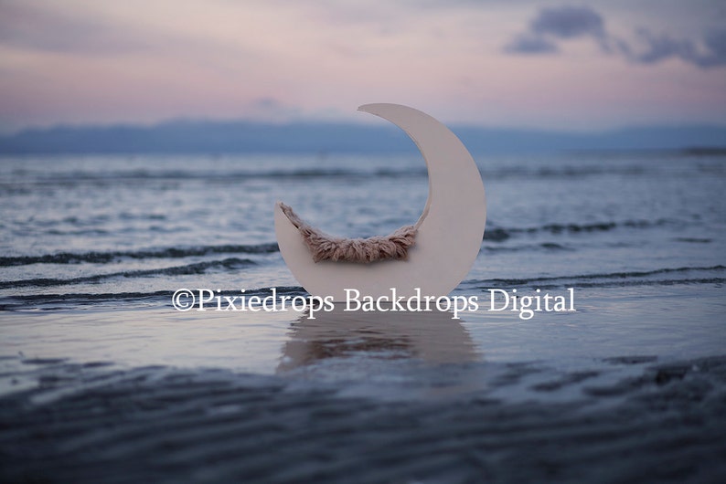 Digital Backdrops/Props Newborn Moon Prop Newborn | Etsy