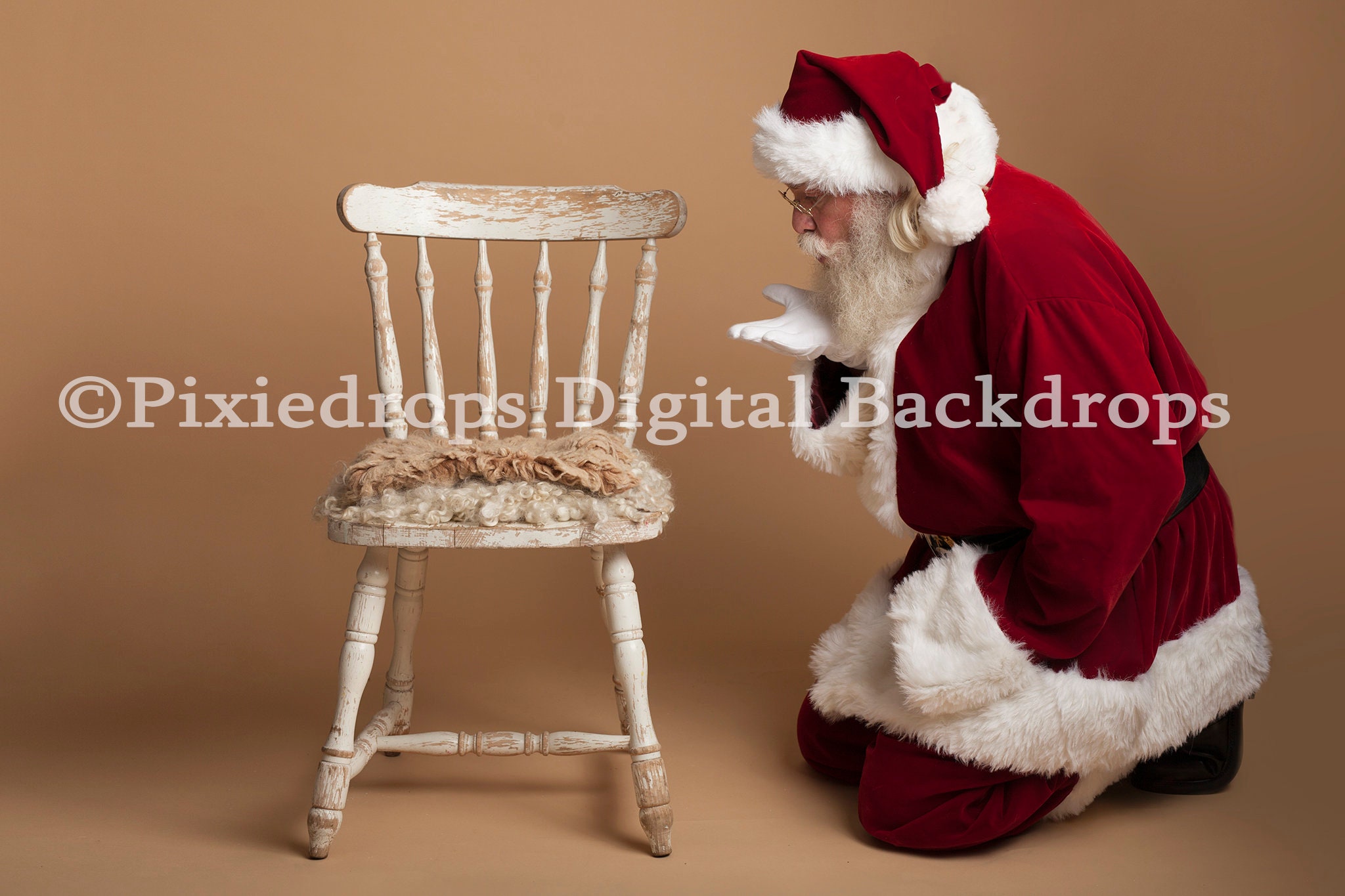 Santa Claus Digital Backdropsanta Newborn Digital Santa on - Etsy