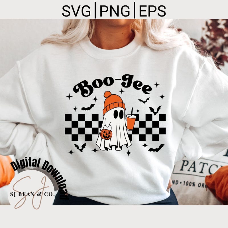 Boo Jee Ghost Svg - Etsy