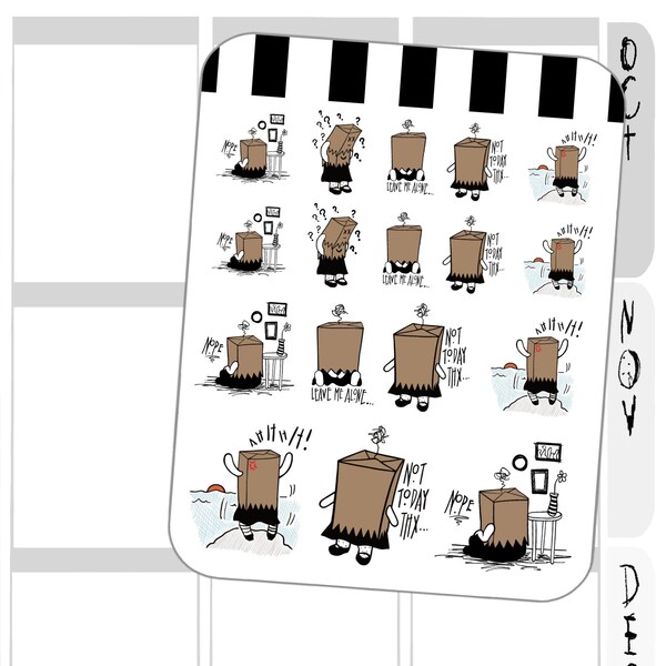 Bad Day Stickers - Etsy