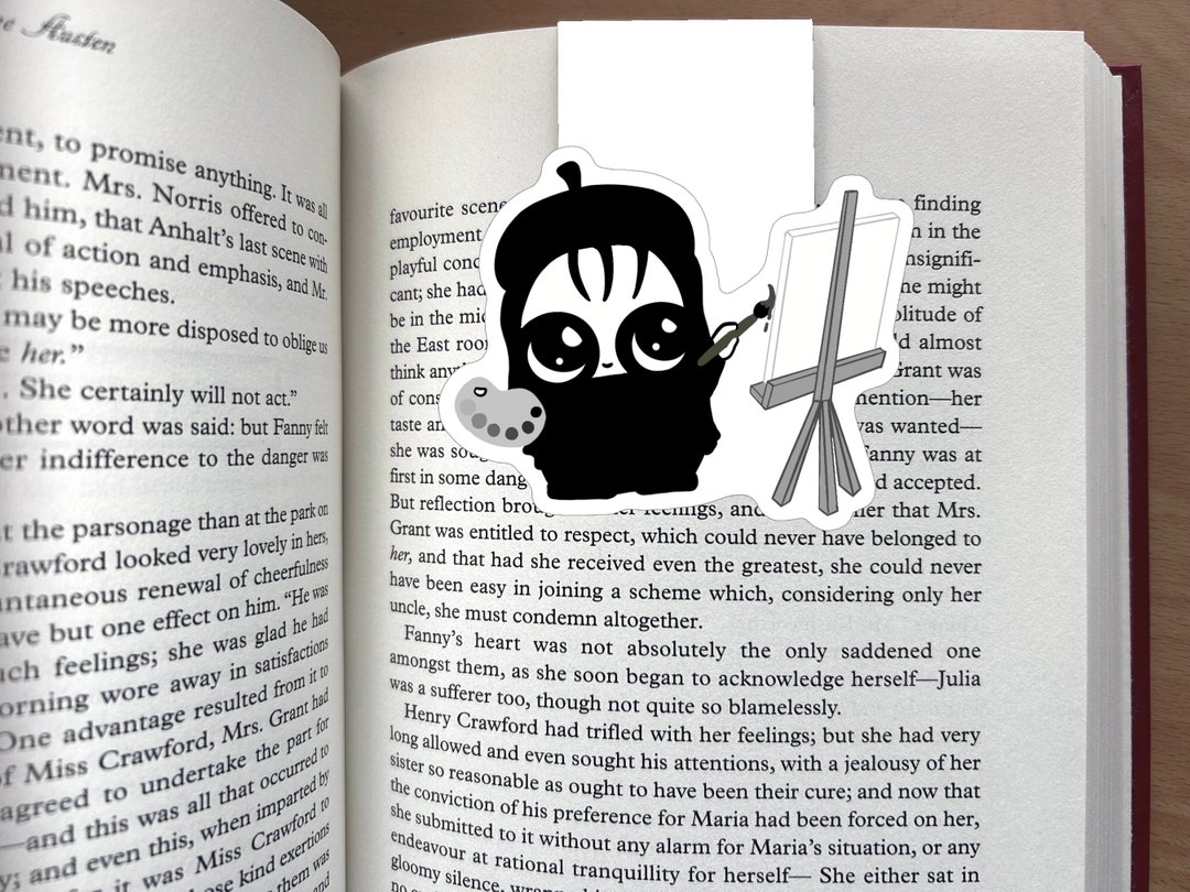 Spooky Chibi Painter Magnetic Paper Bookmarks - Etsy