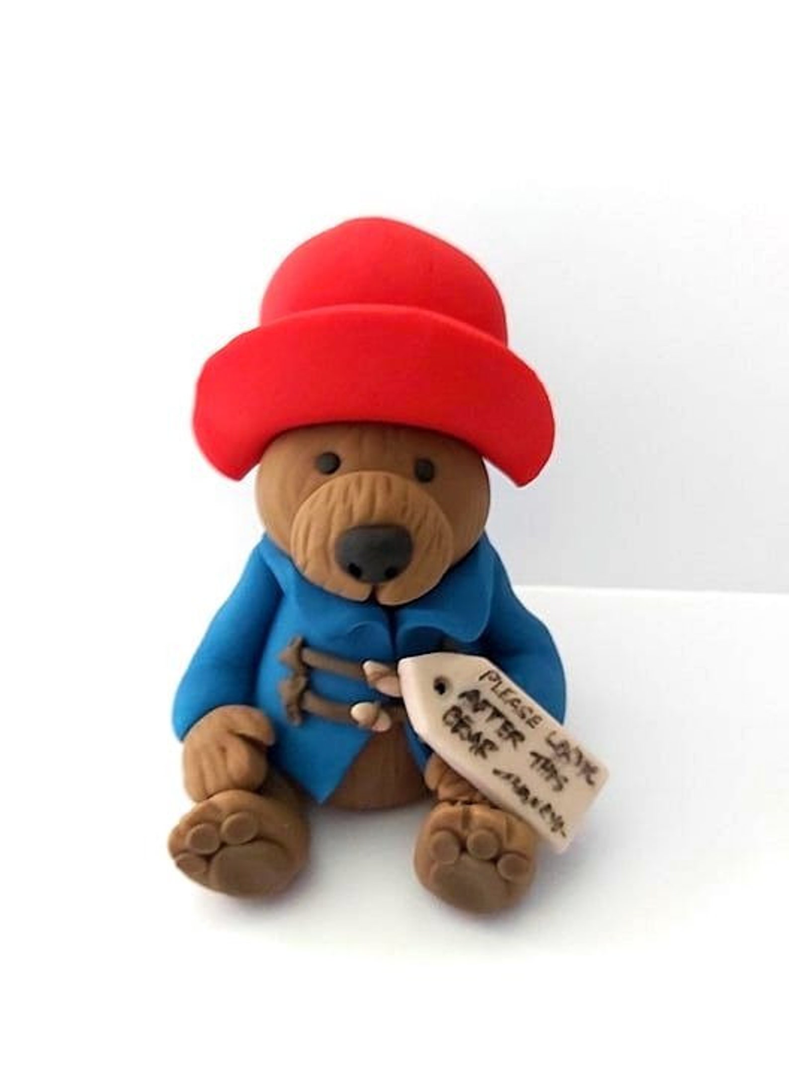 Fondant Paddington Bear Cake Topper Cake Decoration | Etsy UK