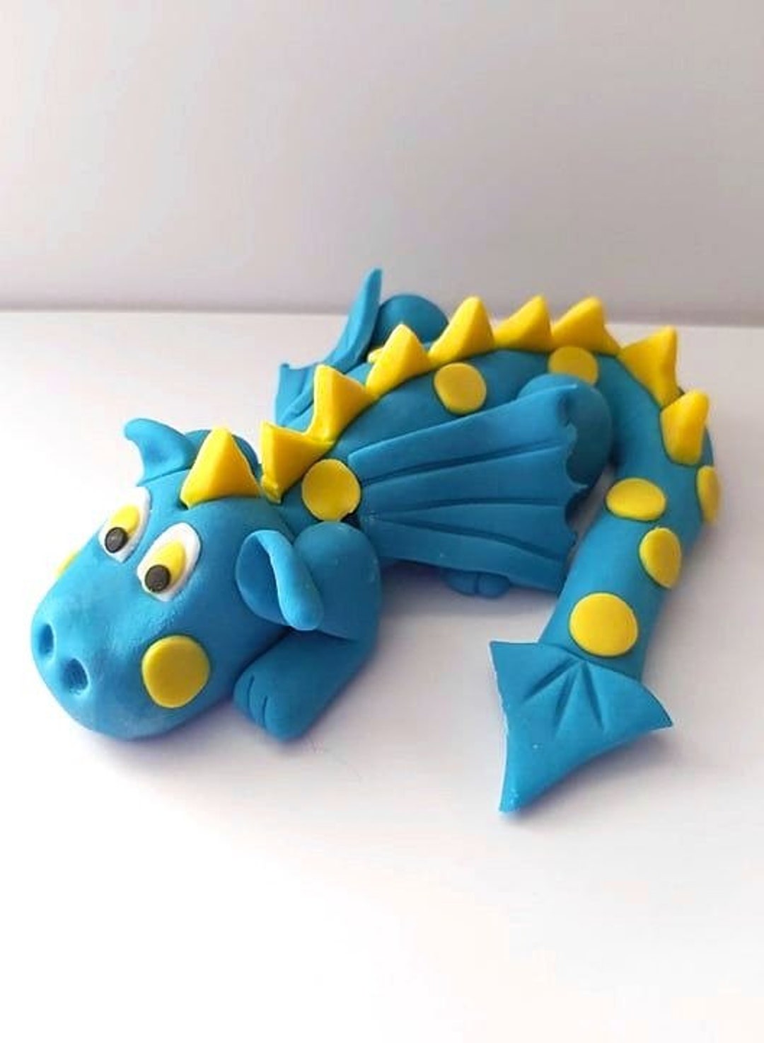 Fondant DRAGON- Birthday Cake Topper,decoration, - Etsy UK