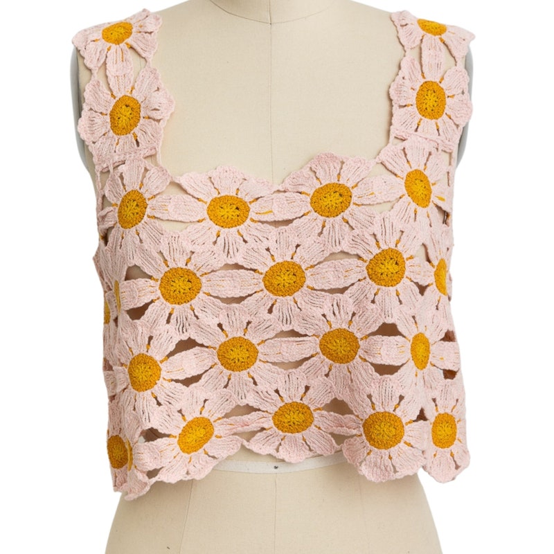 Crochet Daisy Top - Etsy