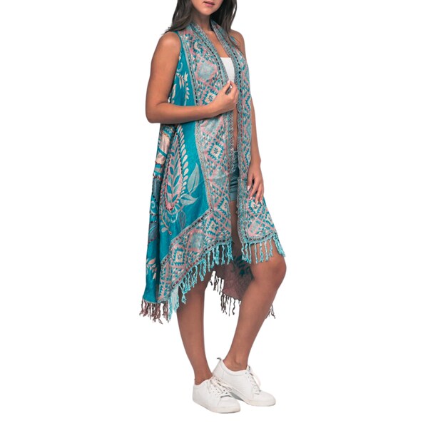 Turquoise Vest - Etsy