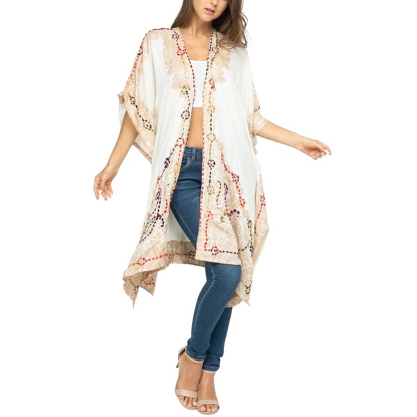 Embroidered Duster - Etsy