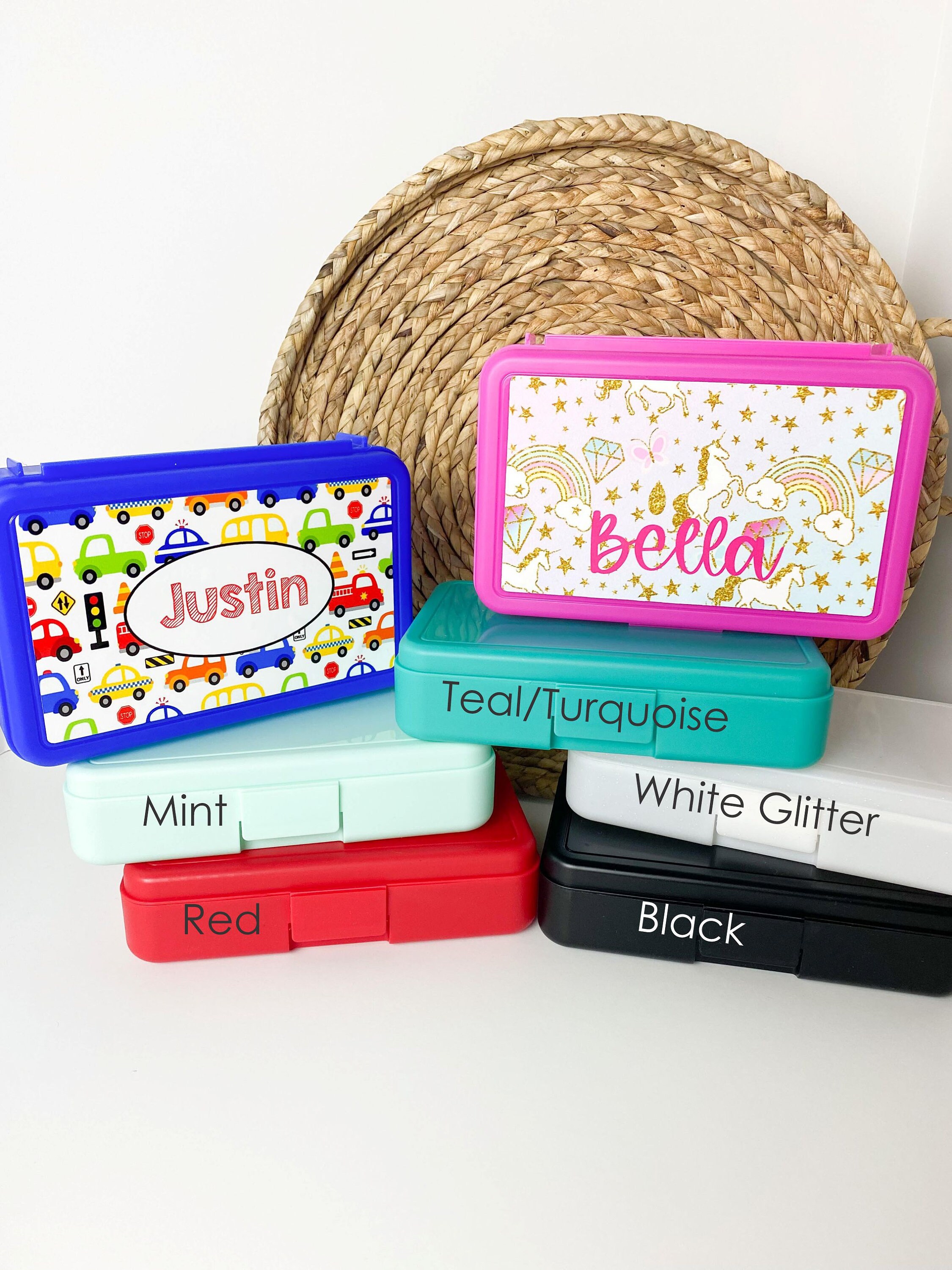 Personalized Pencil Box Back to School Custom Pencil Box - Etsy