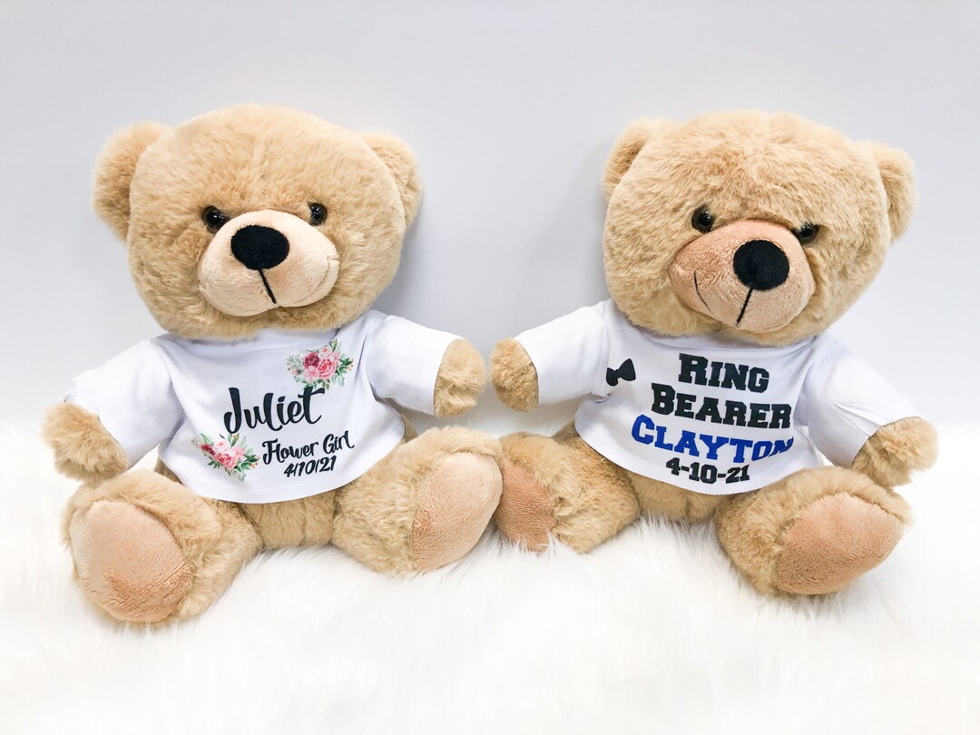 Custom Teddy Bear Gift Set, Personalized Keepsake - Etsy