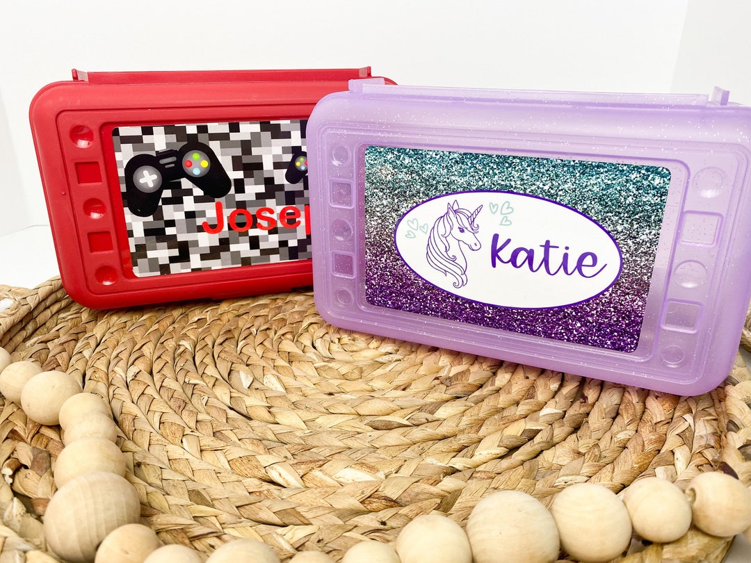 Custom Pencil Box - Gaming Boy Pencil Box - Back to School - School ...