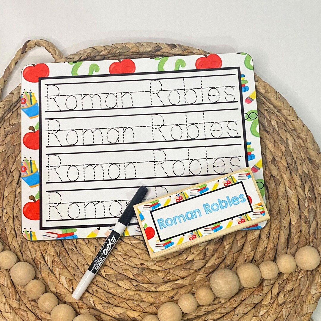 Personalized Handwriting Practice Board, Tracing Name, Birthday Gift - Etsy