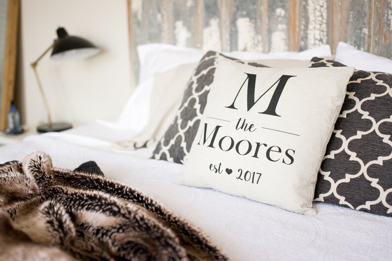 Personalized Pillow Wedding Gift Personalized Pillow Case - Etsy