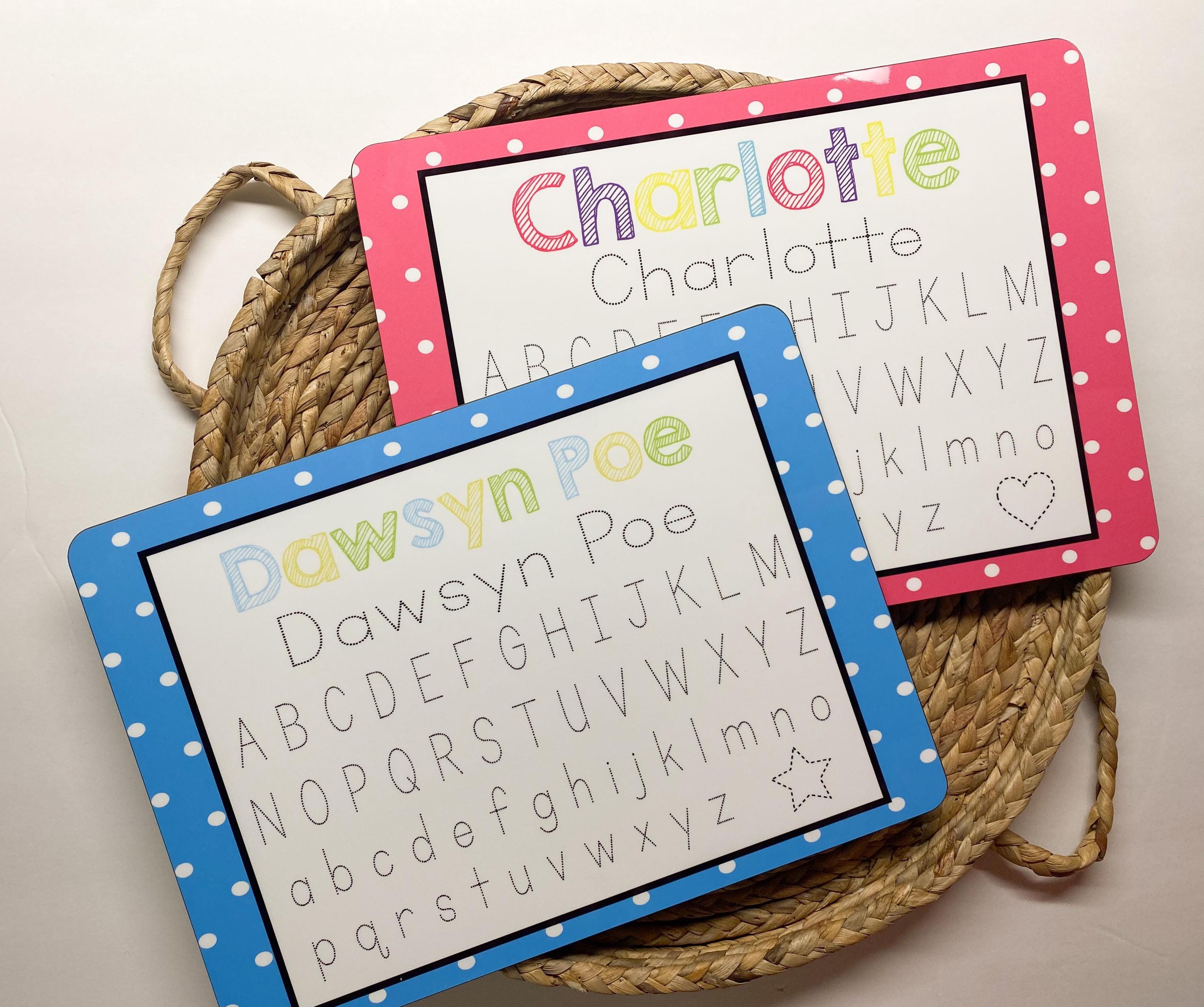 Personalized Handwriting Practice Board, Tracing Name, Birthday Gift - Etsy