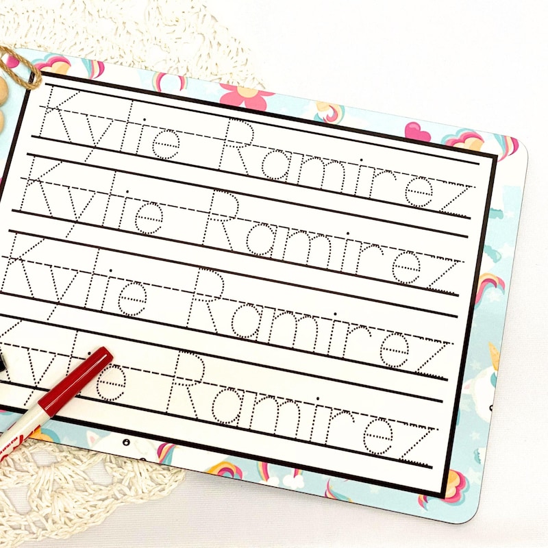 Valentines Name Tracing - Etsy