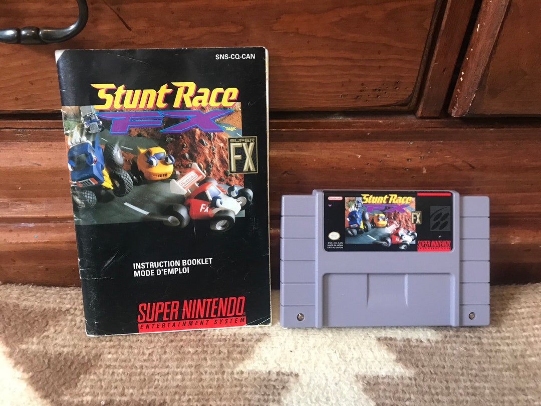 Stunt Race FX SNES Super Nintendo With Instructions Authentic - Etsy
