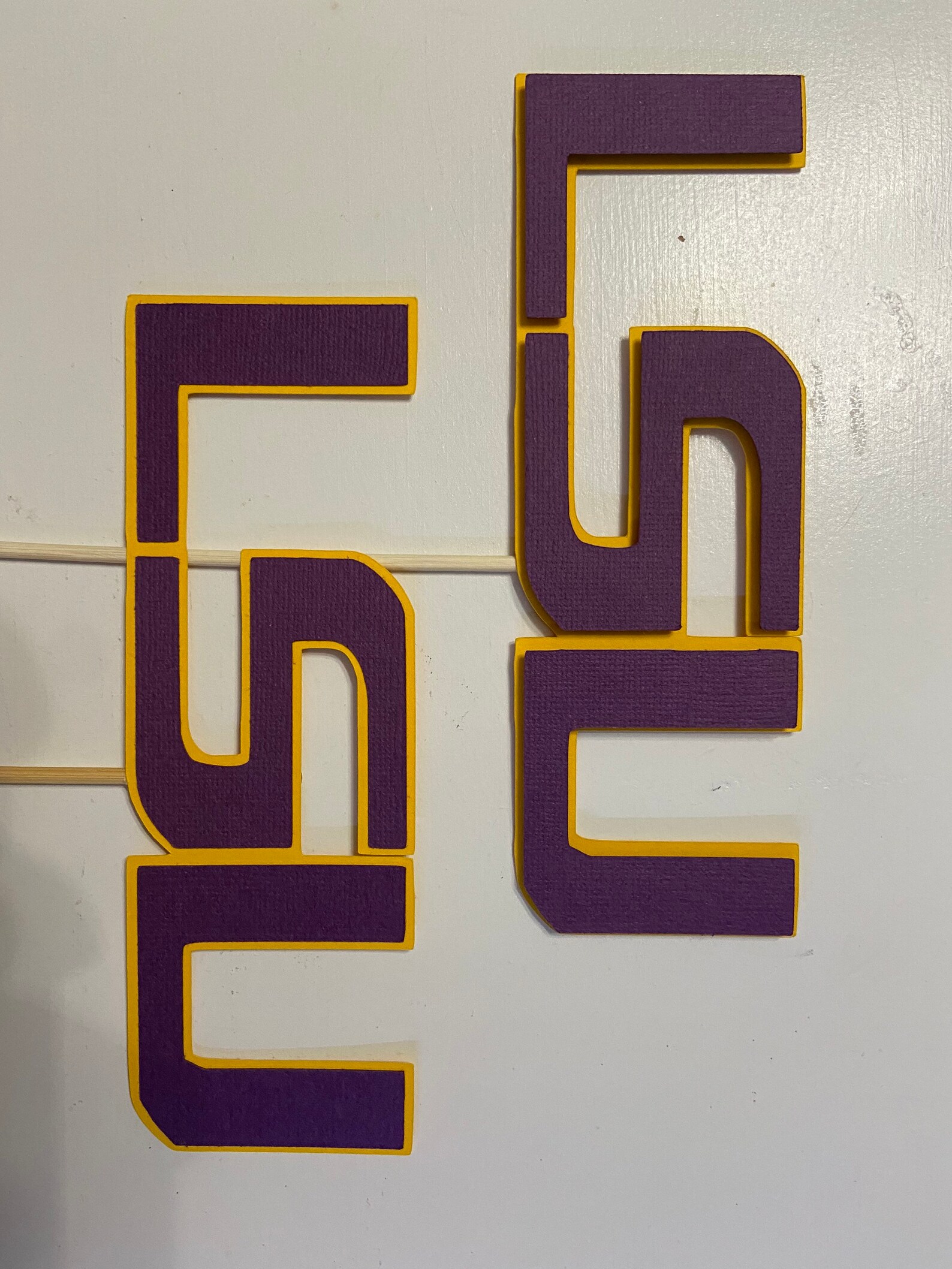 LSU Cake Topper LSU Tailgating Decor LSU Party Decor - Etsy