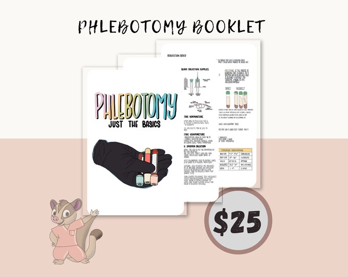 Phlebotomy Cheat Sheet Phleb/mlt/mls/nursing/ma/rn/lab Assistant/pbt ...