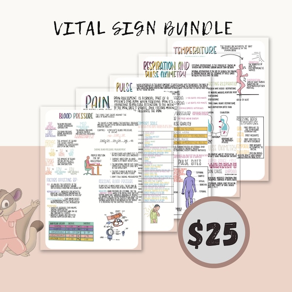 Vital Signs Sheet - Etsy