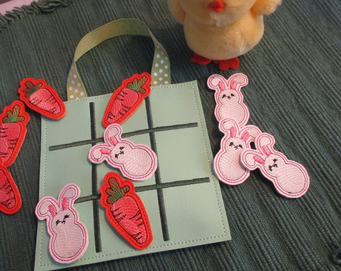 Easter Tic-tac-toe Game, Rabbit, Carrots, Tic-tac-toe - Etsy Canada