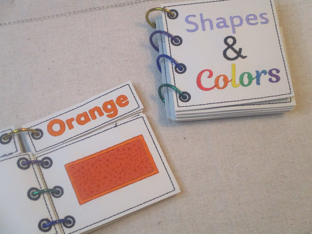Colors and Shapes Flip Book - Etsy