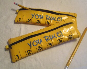 Ruler Pencil Case - Etsy