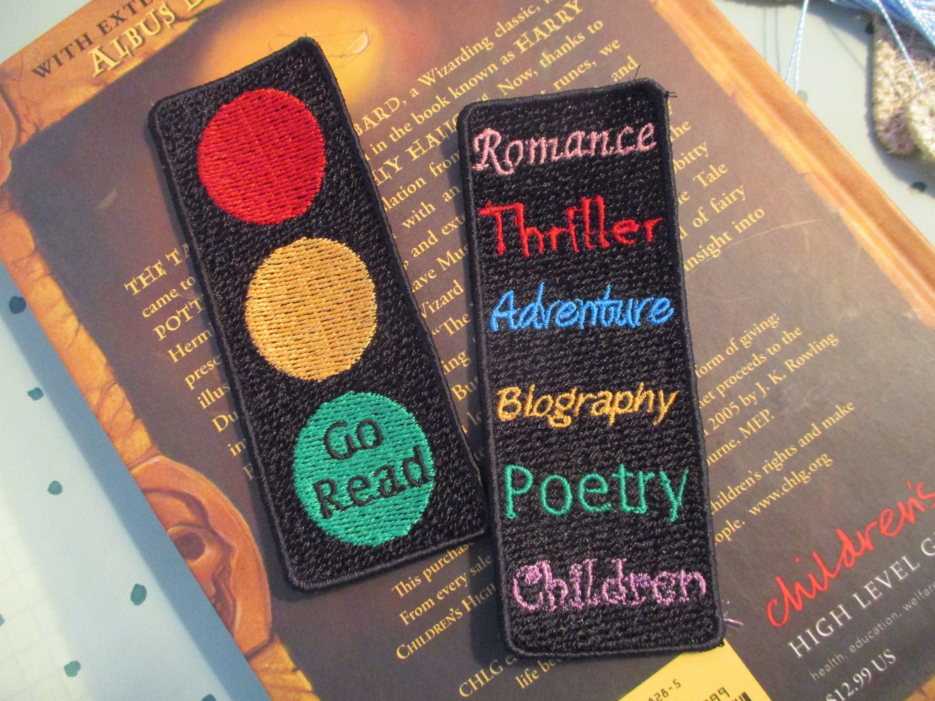Traffic Light or Reading Categories Bookmark - Etsy