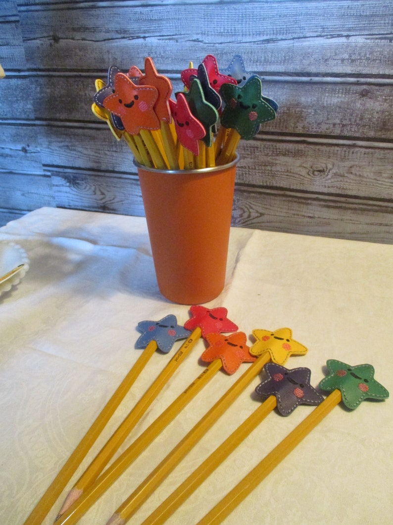 Super Star Pencils Toppers - Etsy