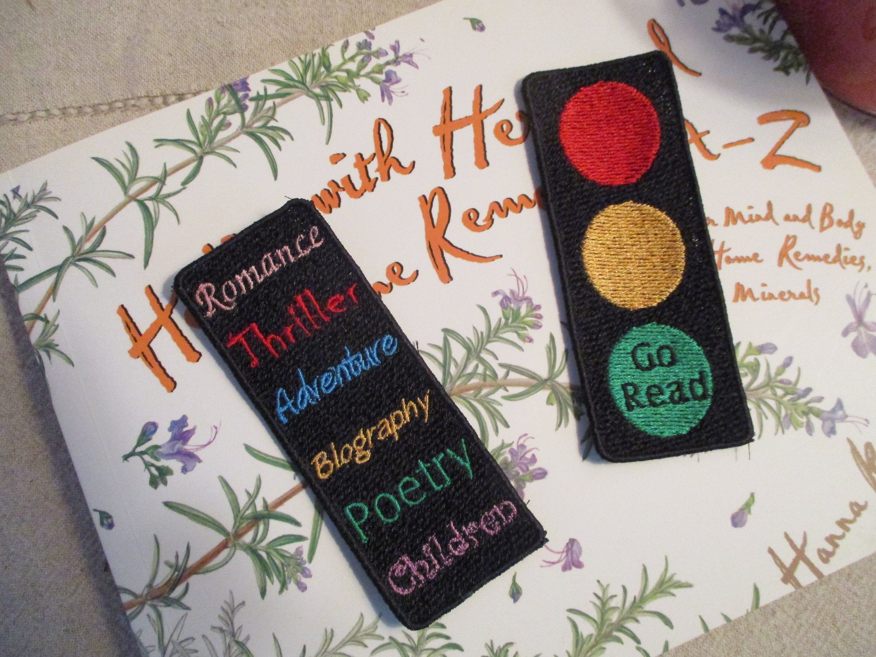 Traffic Light or Reading Categories Bookmark - Etsy