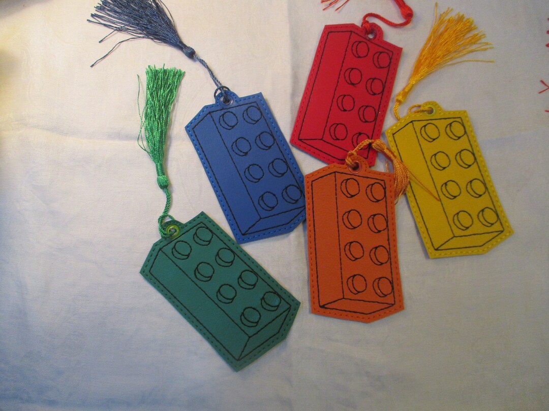 Building Bricks Bookmark - Etsy