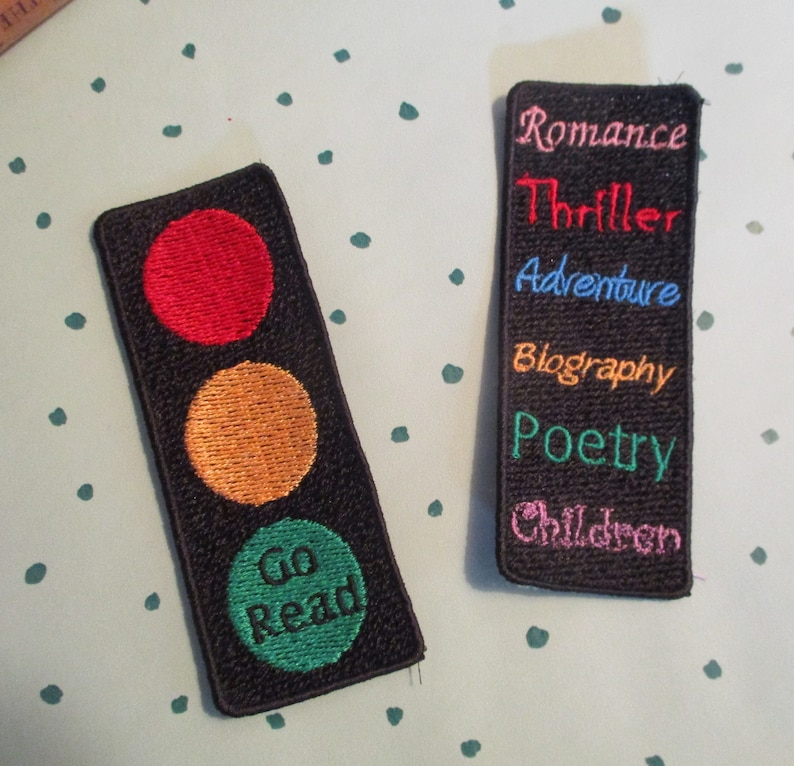 Traffic Light or Reading Categories Bookmark - Etsy