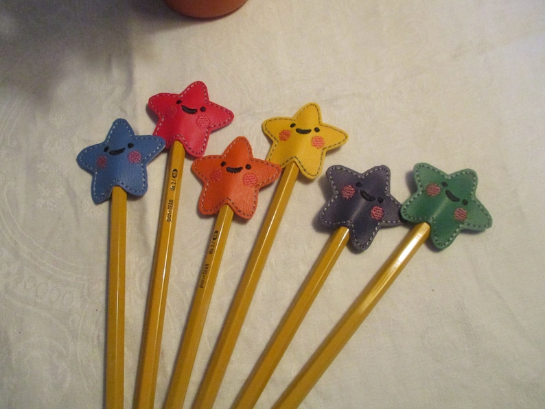 Super Star Pencils Toppers - Etsy