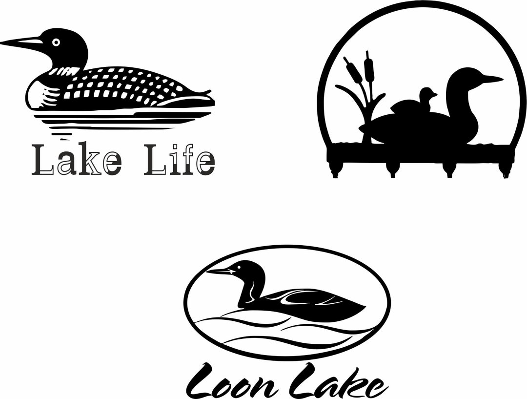 3 Loons Designs Svg, AI, Eps, Png, PDF Files for Vinyl Cutting Designs ...