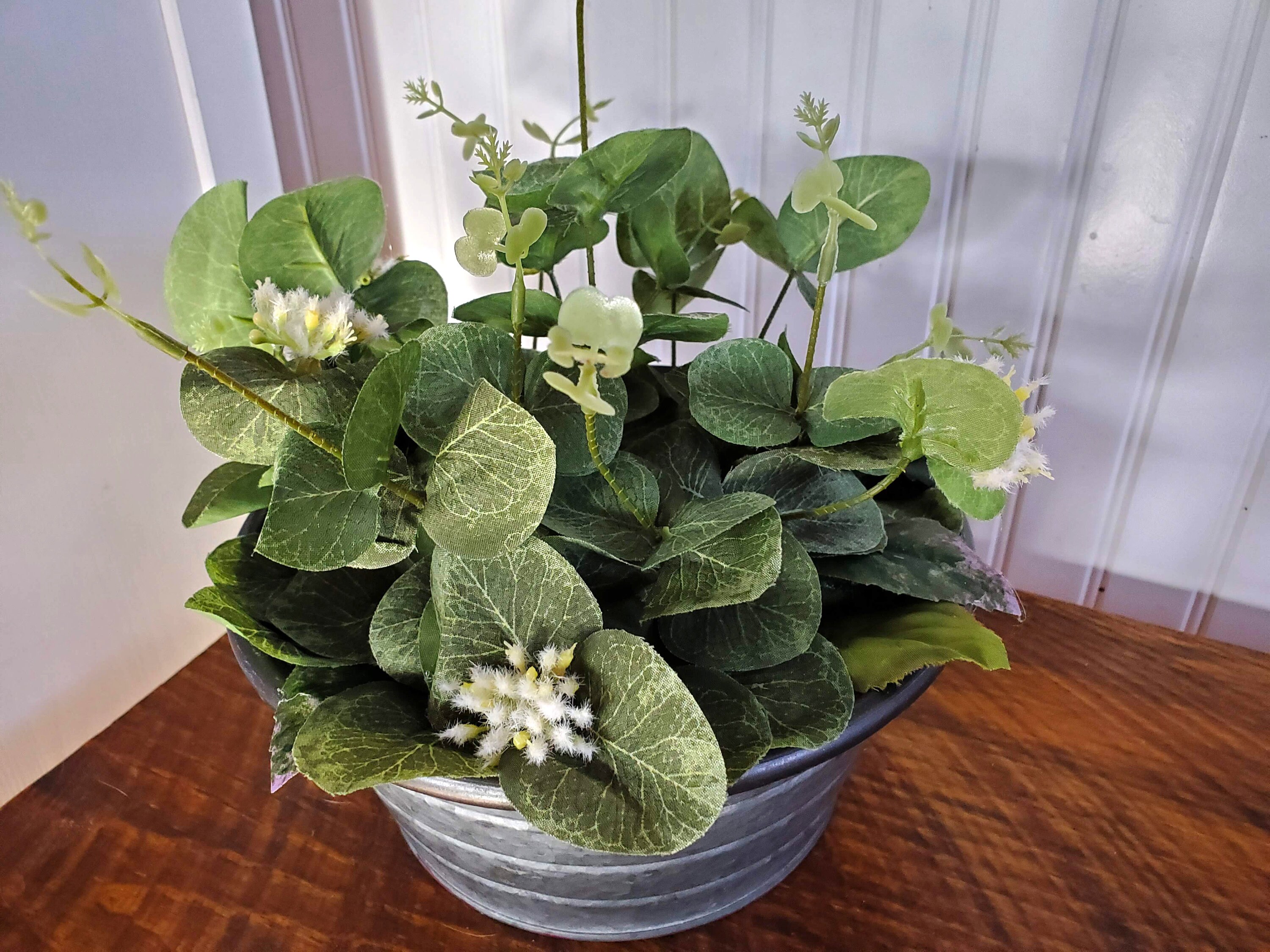 Greenery Modern Farmhouse Arrangement Greenery Arrangement Farmhouse ...