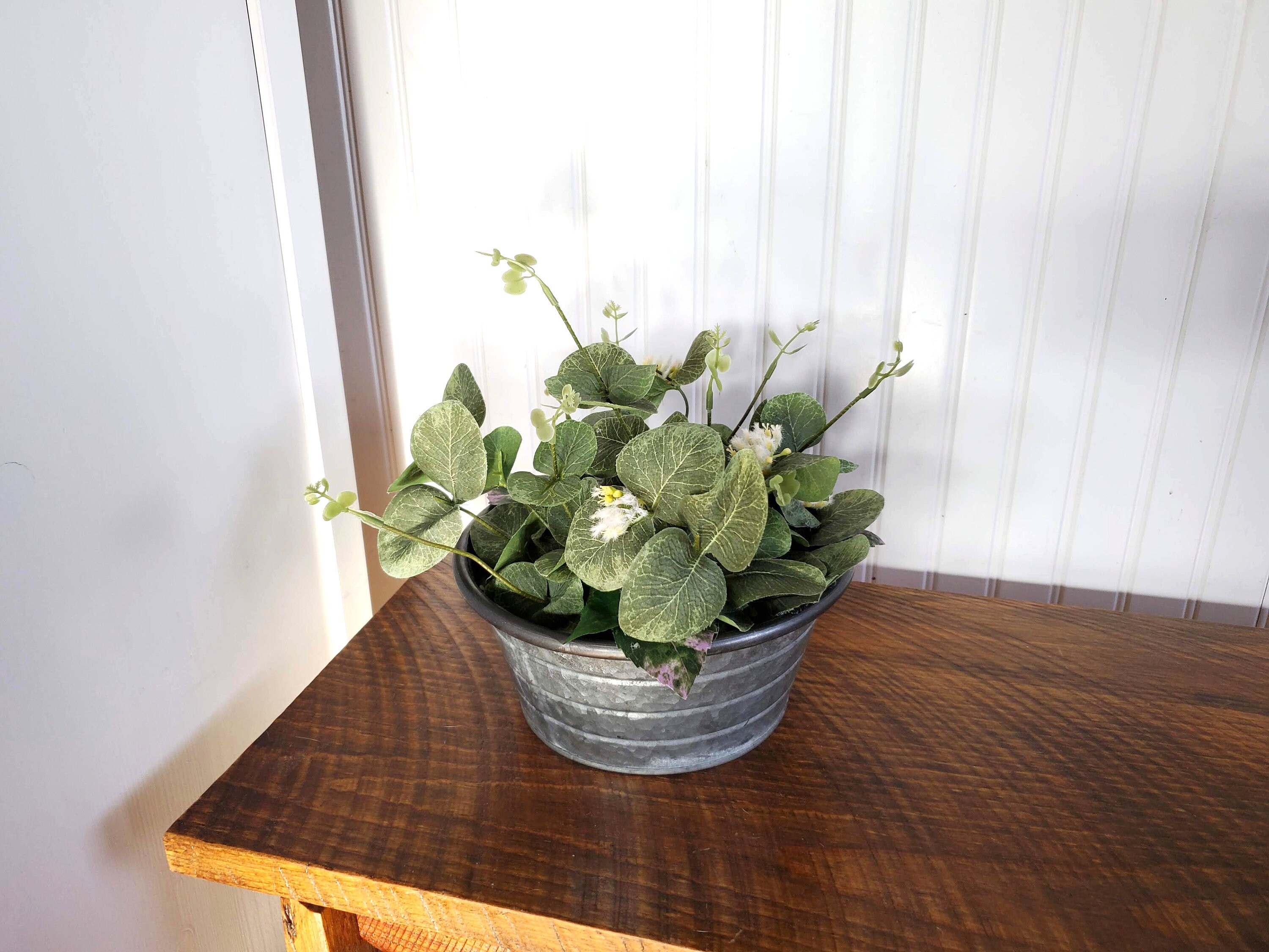 Greenery Modern Farmhouse Arrangement Greenery Arrangement Farmhouse ...