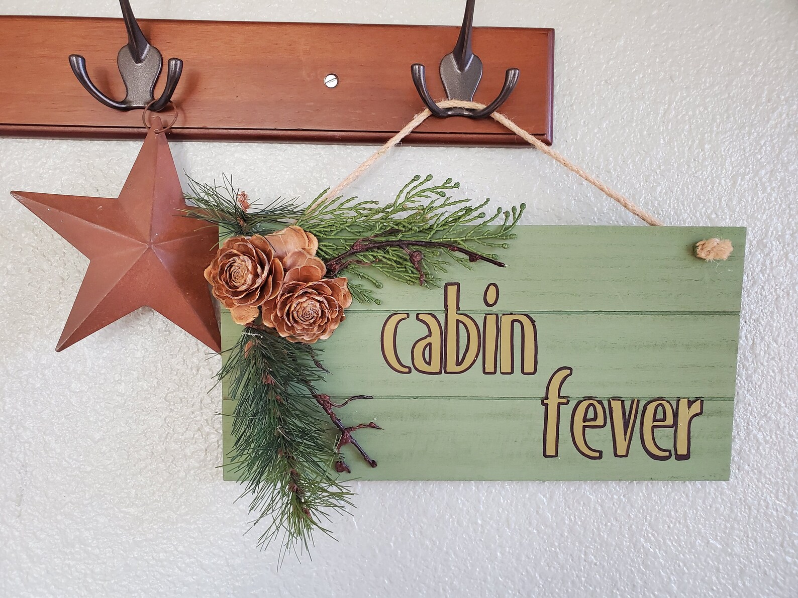 Cabin Wood Sign Cabin Fever Men's Gifts Camping Office - Etsy