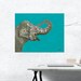 Painted Pachyderm - High-quality Poster of Elephant During Holi, Wall ...
