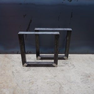 3'' X 3'' Metal Steel Iron Table Legs / Bases - Etsy