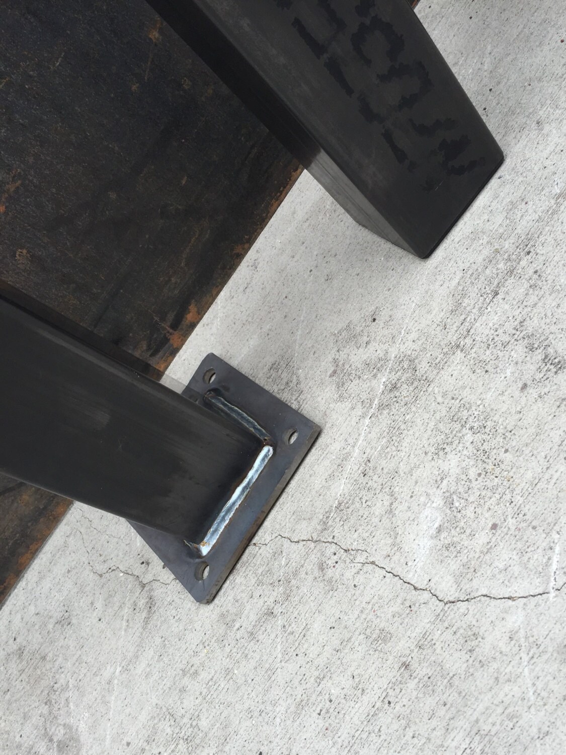 Steel table legs set of 4 Any Size | Etsy