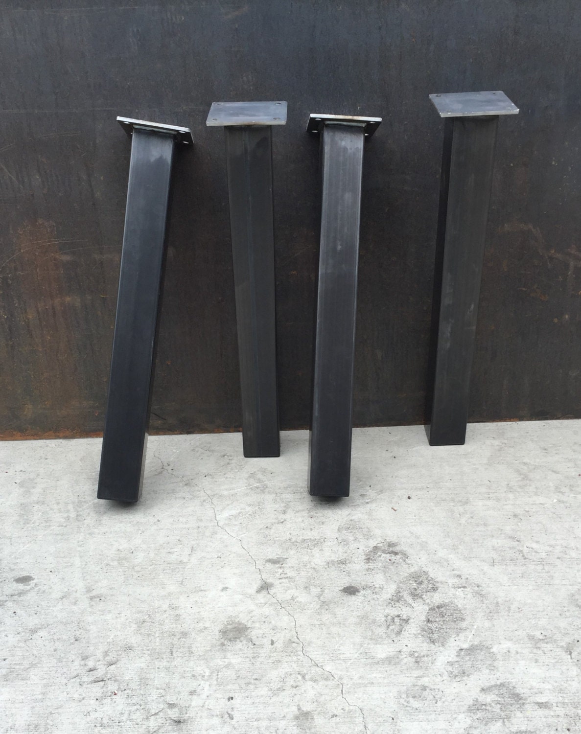 Steel table legs set of 4 Any Size | Etsy