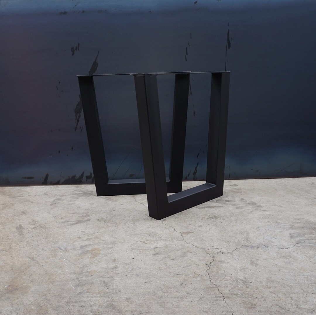 3'' X 3'' Taper Metal Steel Iron Table Legs / Bases, Any Size !!! - Etsy