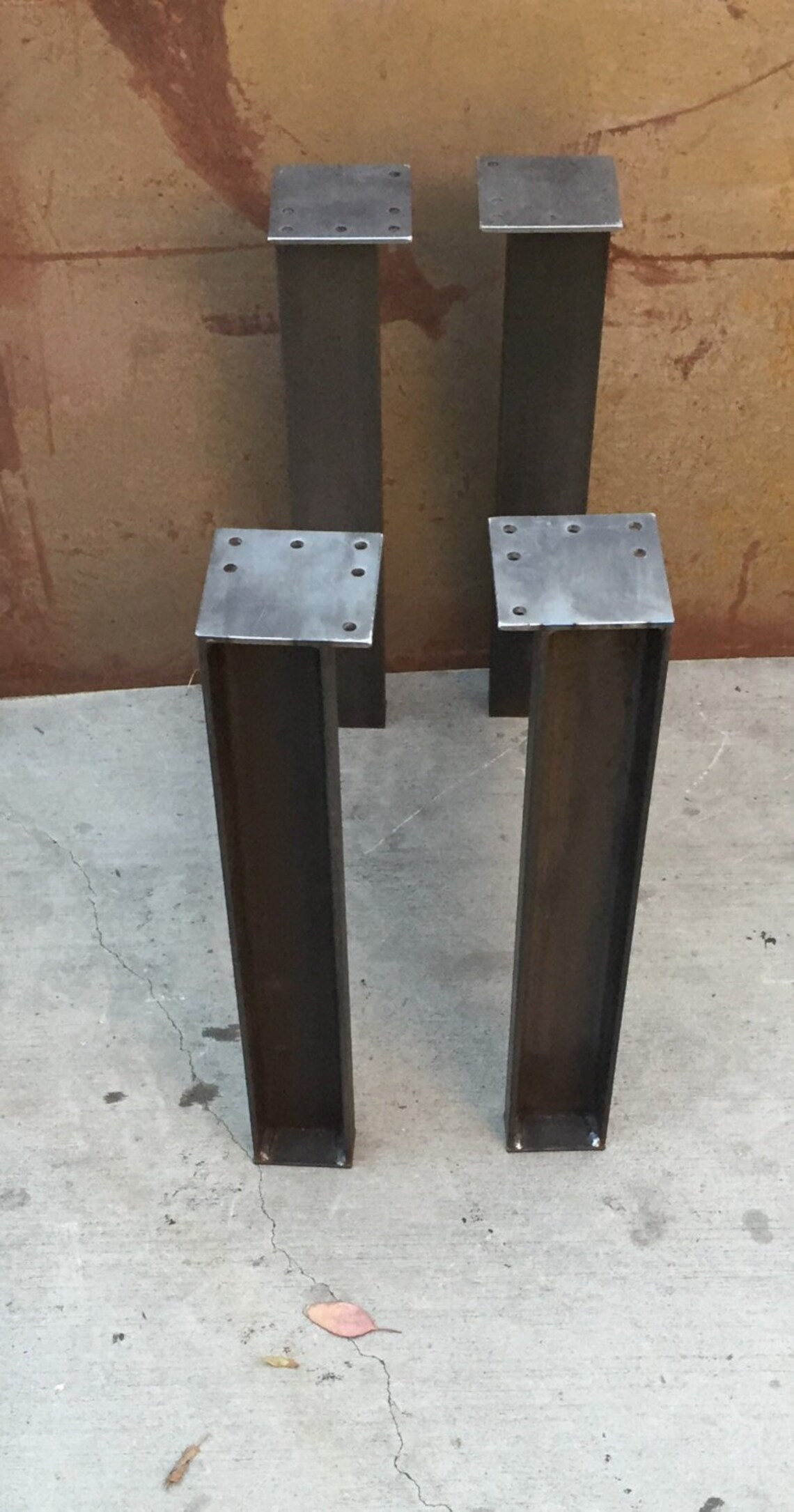 Metal Table Legs H Shape Set of 2 - Etsy