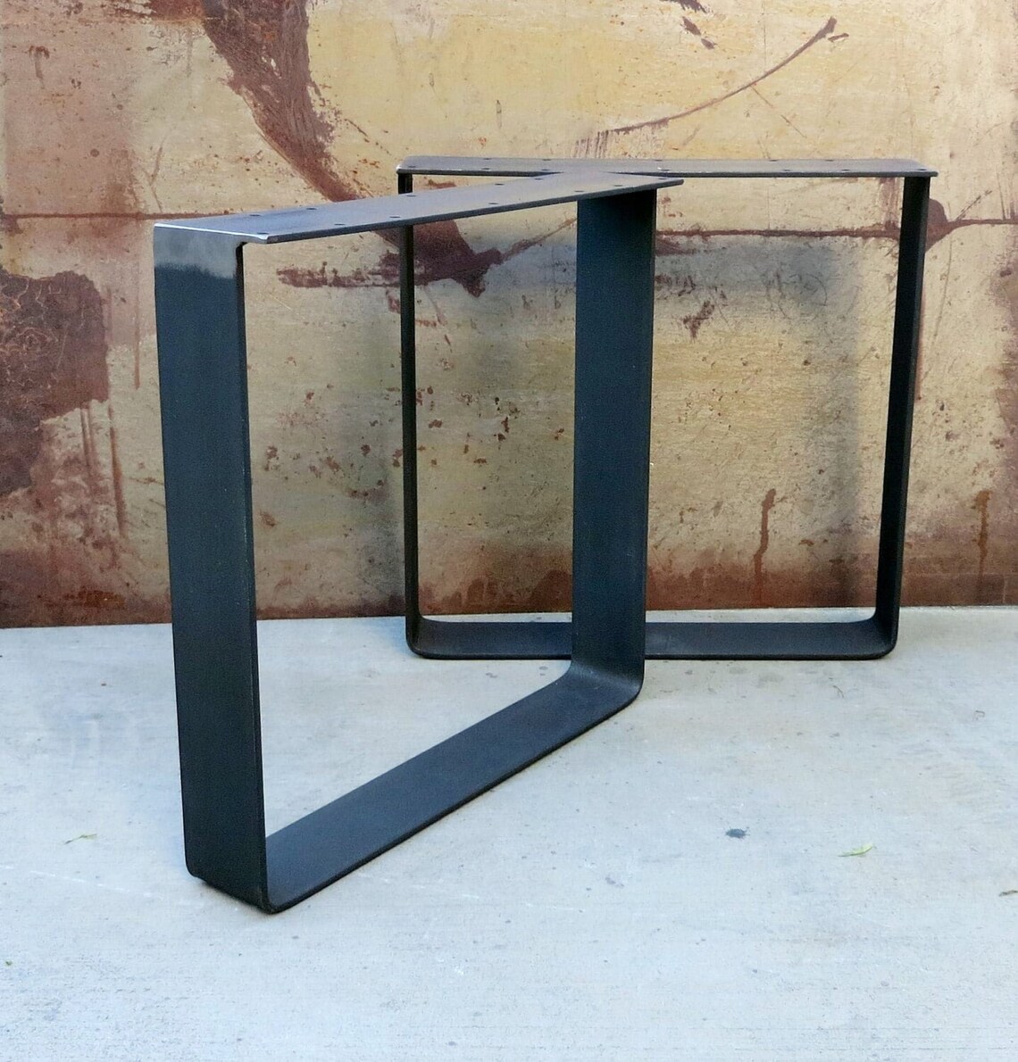 3''x1/4'' Metal Table Legs U Shape set of 2 | Etsy