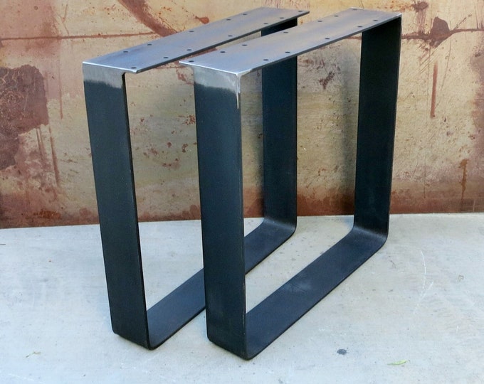 3''x1/4'' Metal Table Legs U Shape (set of 2) - Etsy