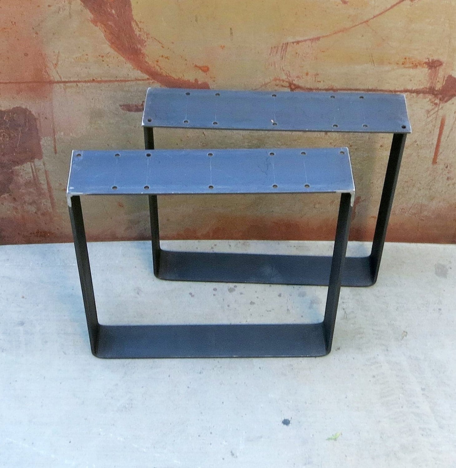 3''x1/4'' Metal Table Legs U Shape set of 2 | Etsy