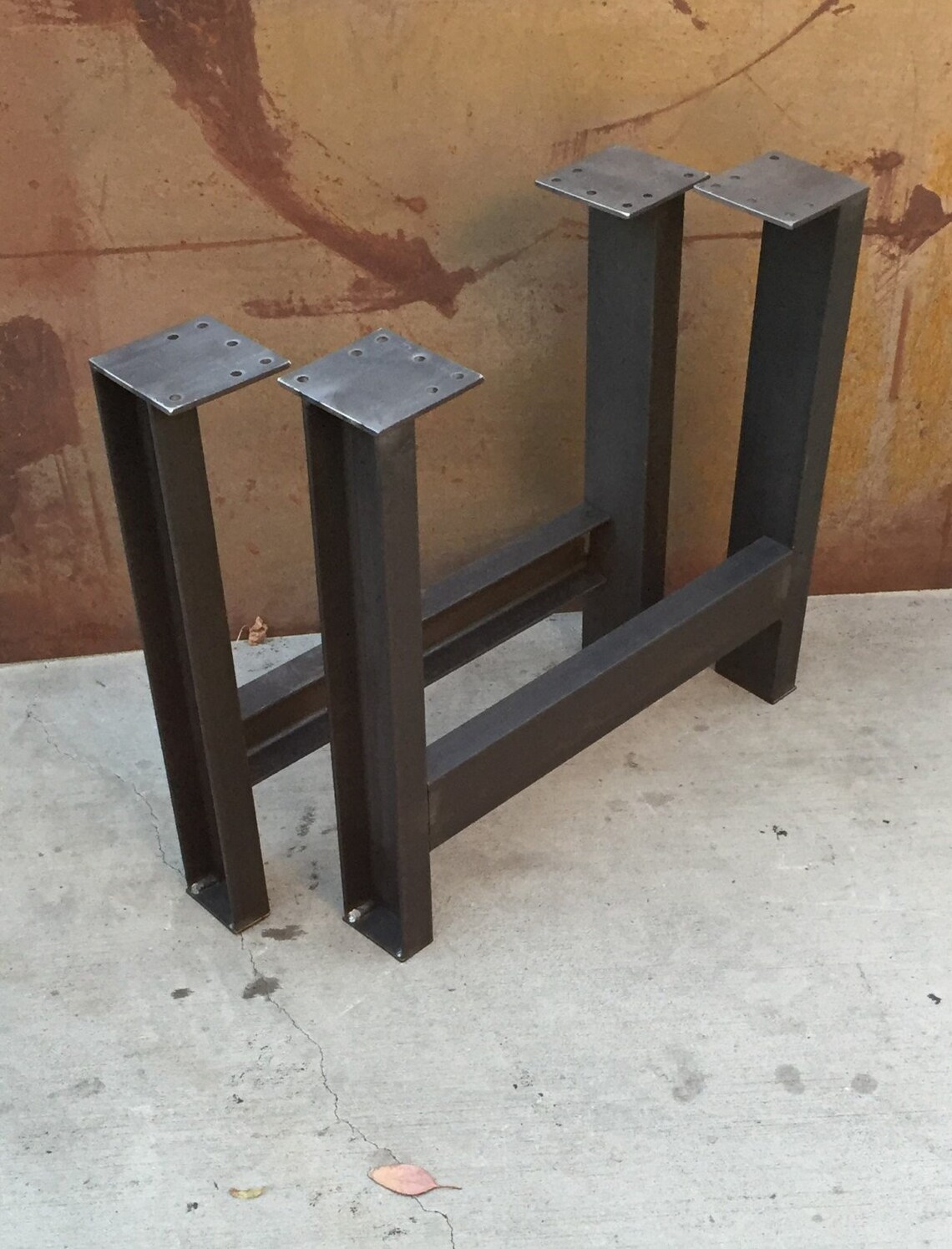 Metal Table Legs H Shape Set of 2 - Etsy