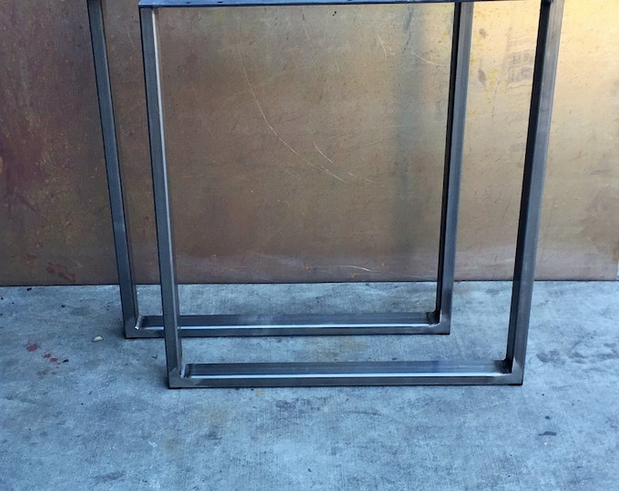 Metal Table Legs U Set of 2, Any Size !!! - Etsy