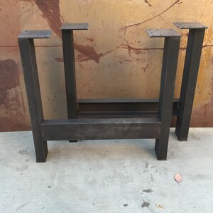 Metal Table Legs H Shape Set of 2 - Etsy