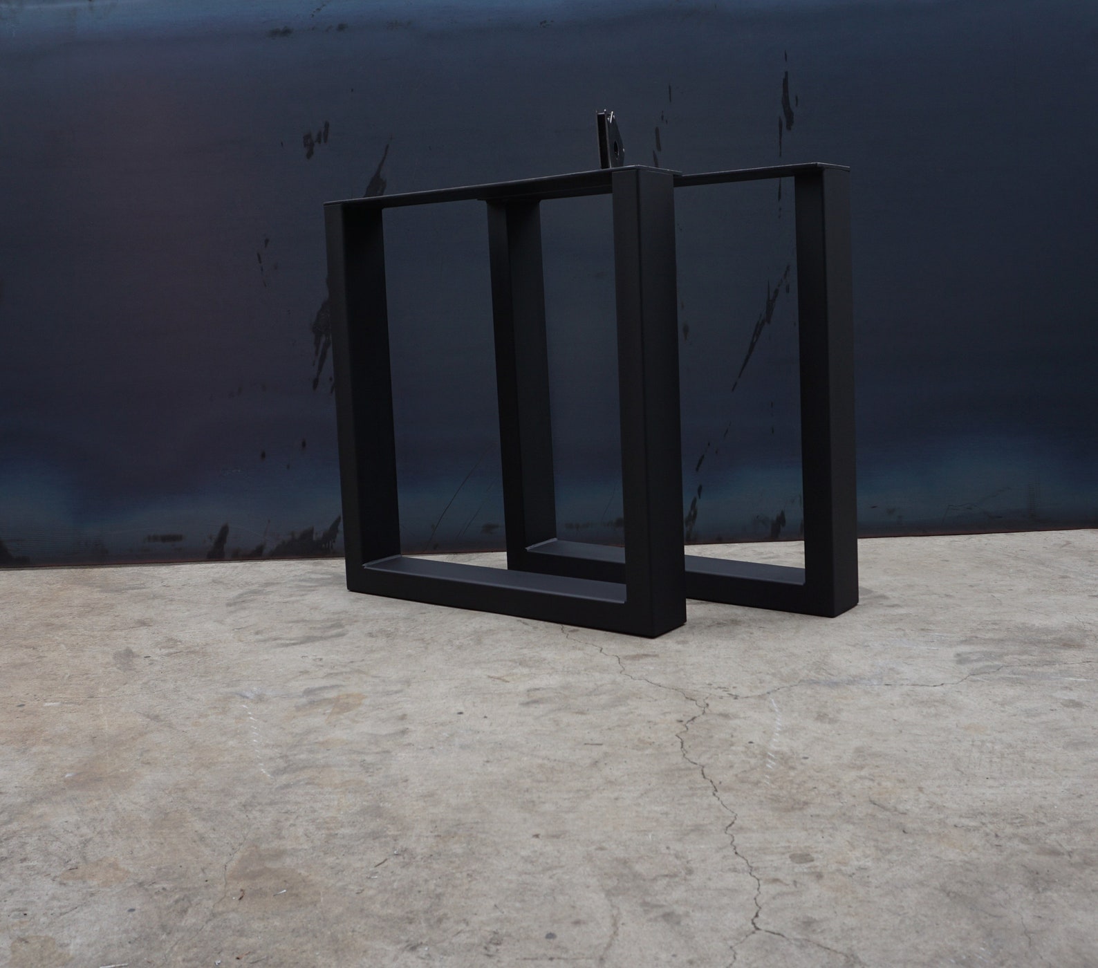 4'' X 2'' Metal Steel Iron Table Legs / Bases | Etsy